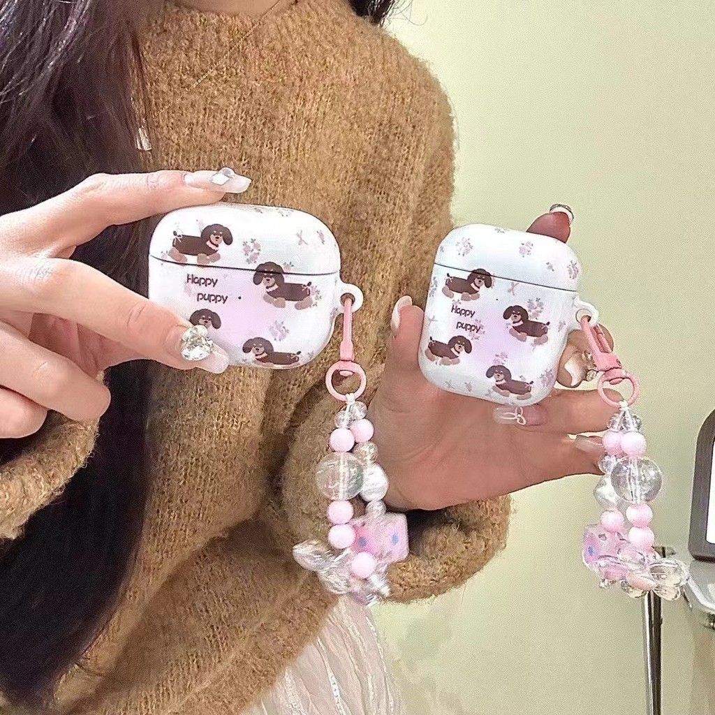 Lovely Couples Girly Chains Case Suitable For Airpods pro 2 Hard Cover ...