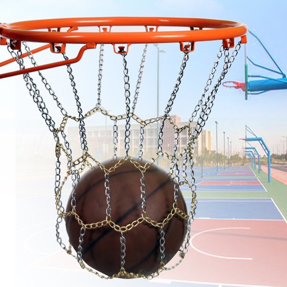 Ready stock Metal basketball net Chain Netting Sports Rims basket frame ...
