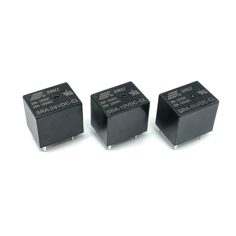 1/5PCS 5V 12V 24V 20A DC Power Relay SRA-05VDC-CL SRA-12VDC-CL SRA ...