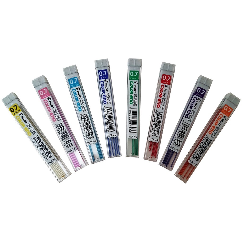 Pilot COLOR ENO 0.7mm | Colour Lead Refills PLCR-7 | Home Office School ...