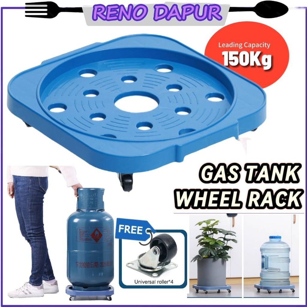 Multifunctional Tank Tray Cylinder Base Holder with Wheels Rack Base ...