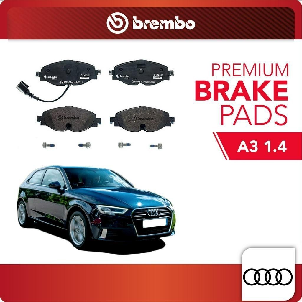 BREMBO Xtra Front Brake Pads (1 set) For AUDI A3 1.4'16 | Shopee Malaysia