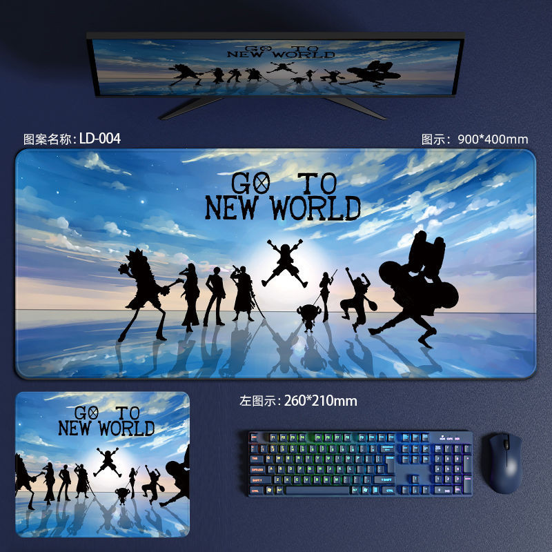 [Special Offer] One Piece Mouse Pad Oversized Luffy Sauron Ace Keyboard ...