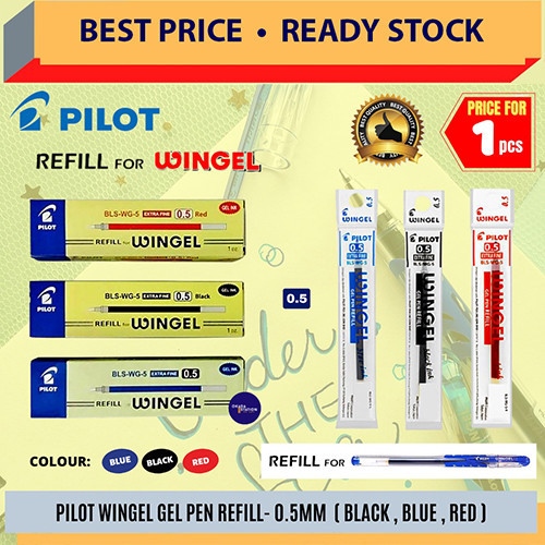 Pilot WinGel Pen (Refill) 0.5mm / Gel Pen refill / 0.5mm / Refillable ...