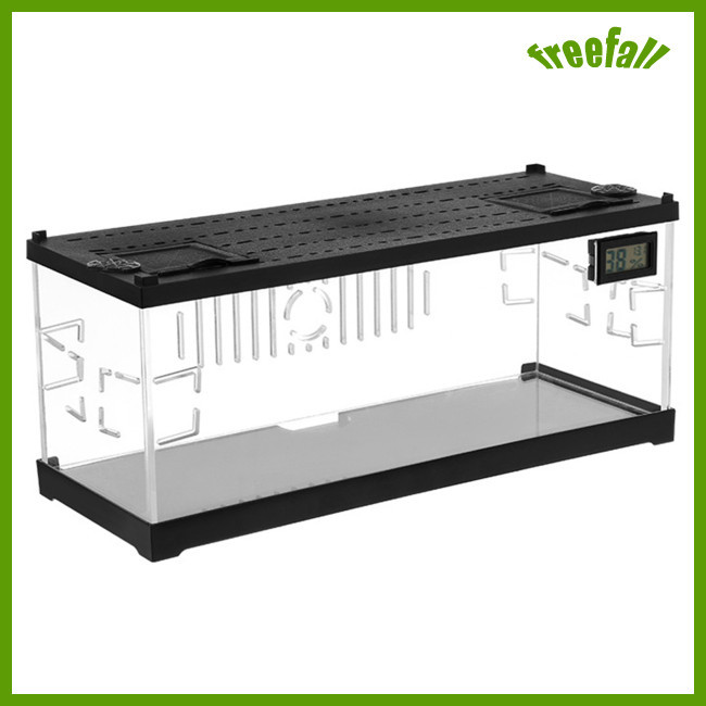freefall Reptile Acrylic Terrarium Tank Micro Habitat Terrarium ...