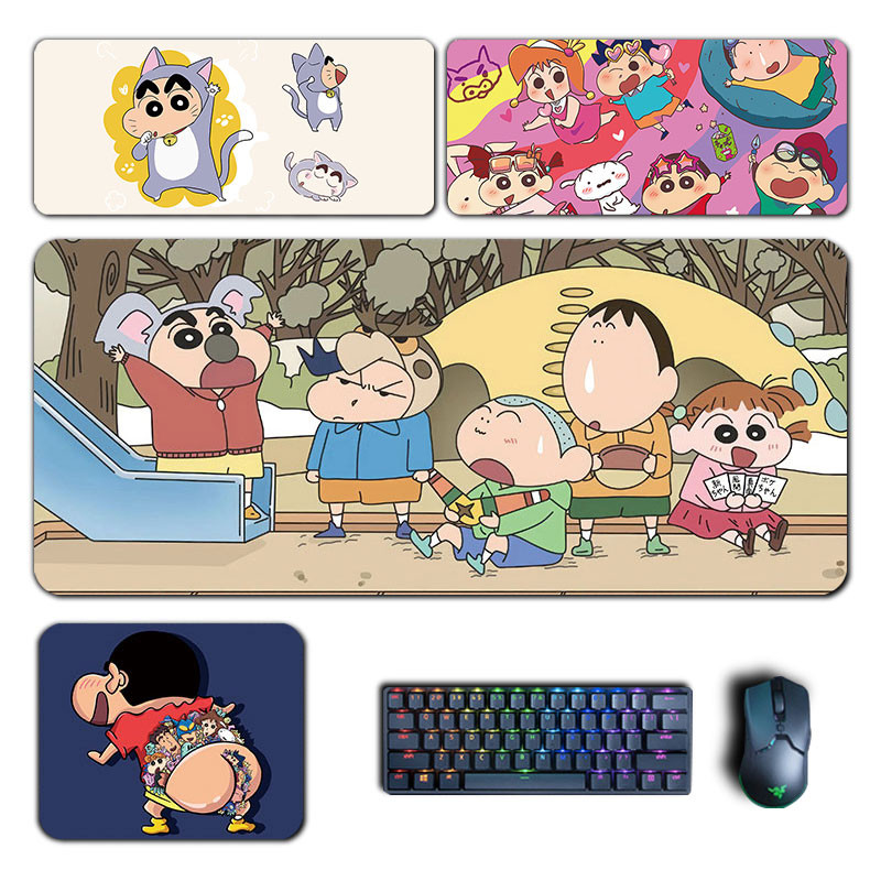 Crayon Shin Chan Mouse Pad Cute Kawaii Shinnosuke Mousepad Cartoon ...