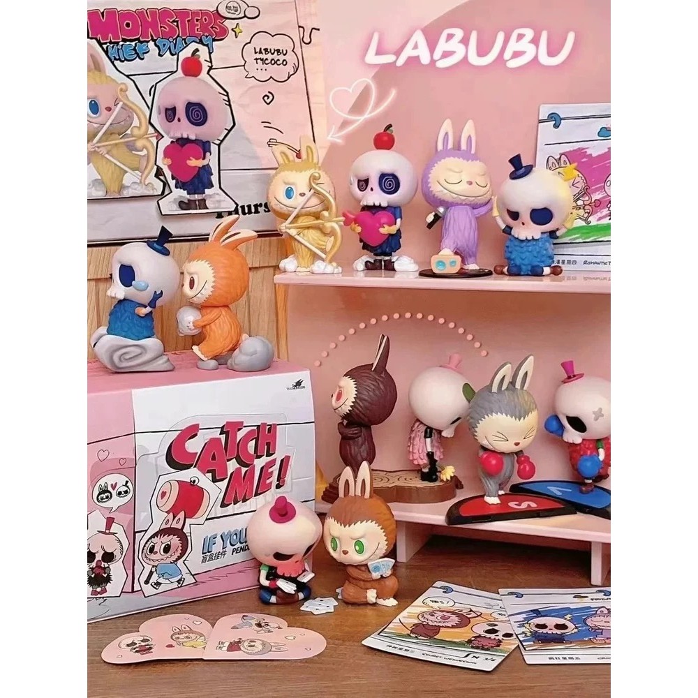 [Genuine] POP MART LABUBU THE MONSTERS MISCHIEF DIARY Series Cute ...
