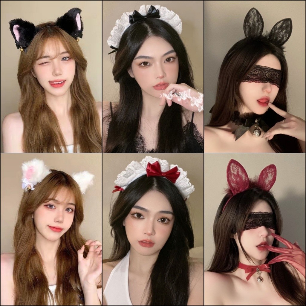 cosplay Cute And Sexy Headband Cat Ears Lace Rabbit Maid There Are Many ...