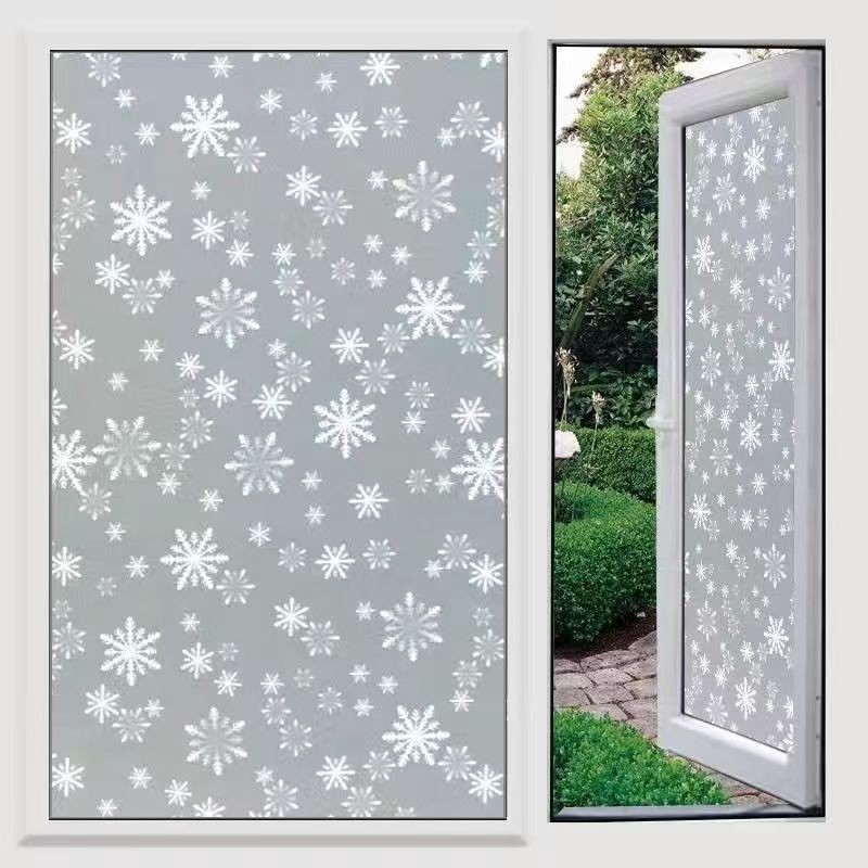 Self-adhesive Anti-glare Opaque Frosted Glass Sticker Window Shading ...