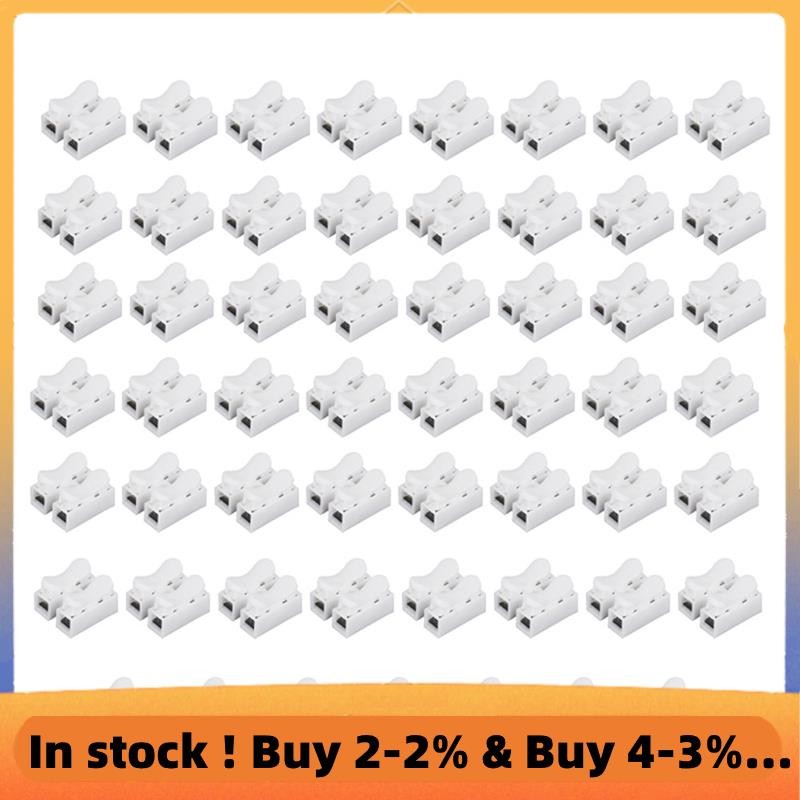 55 Pcs Push Quick Wire Cable Connector, Wire Connector Kit, Spring Type ...