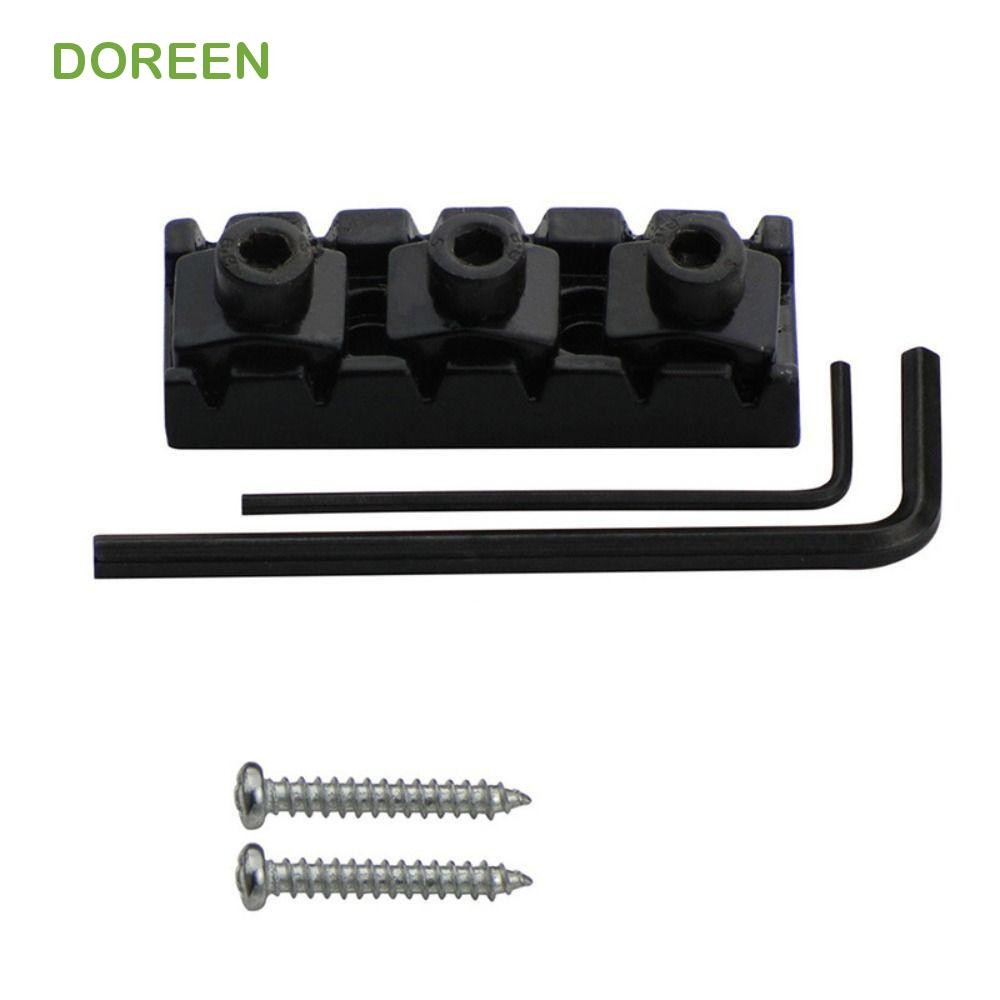 DOREEN Guitar String Locking Nut, with Allen Wrench Zinc Alloy Electric ...