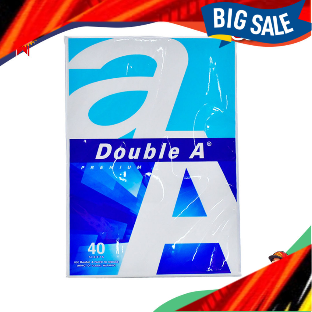 (40 sheets) Kertas A4 Double, A A4 Paper 80GSM (40 sheets/pack ...