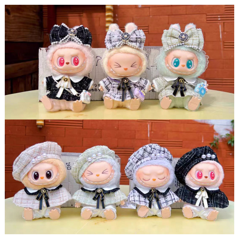 ((Doll Not Included) labubu V1/V2 Clothes Accessories 15/17cm labubu ...