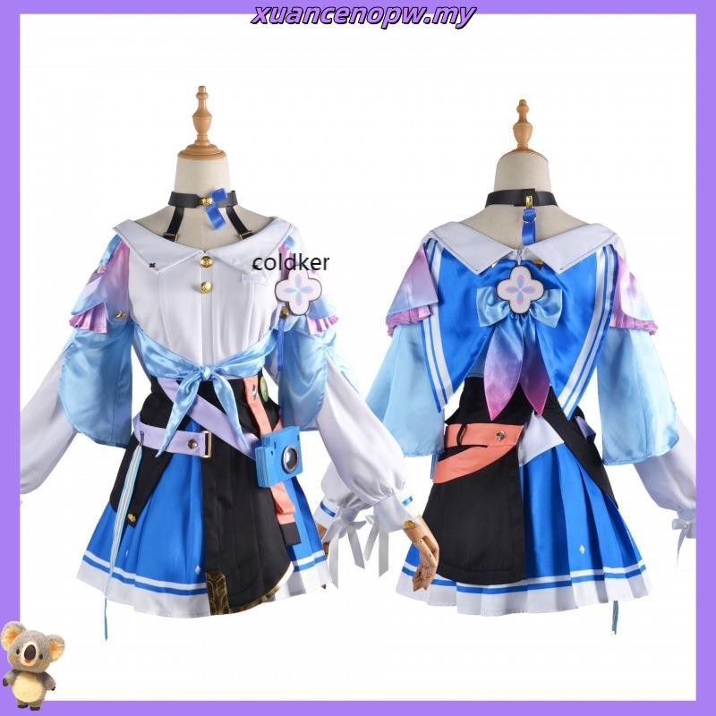 Game Honkai Star Rail 7th March Cosplay Costume Uniform Shoes Wig ...