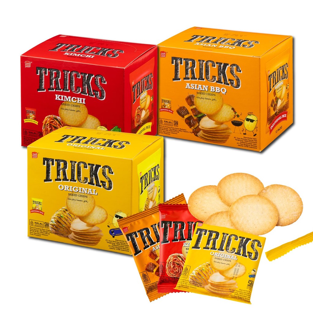 Tricks TRICKS Potato Chips Non-Frying Individually Wrapped Snacks ...