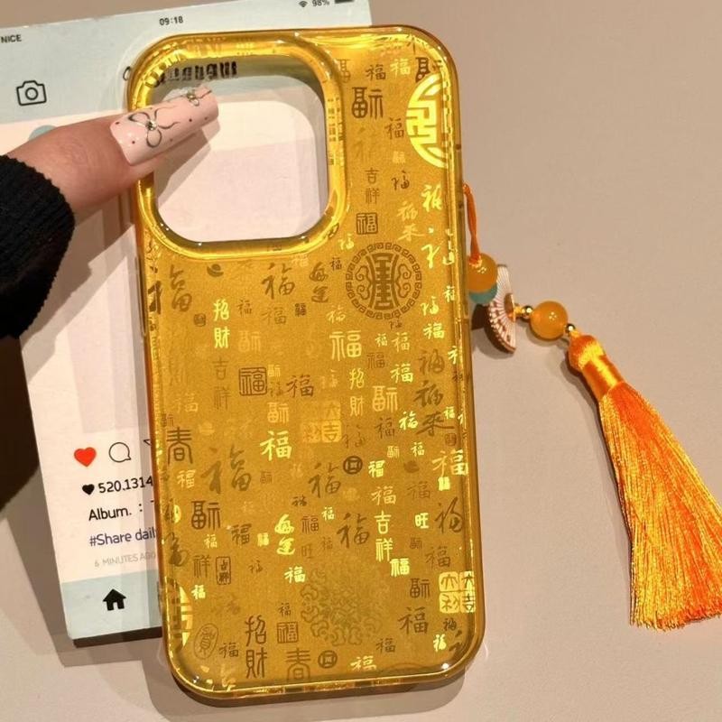 Sarung telefon bimbit, sarung lembut, reka bentuk ruffle sederhana ...