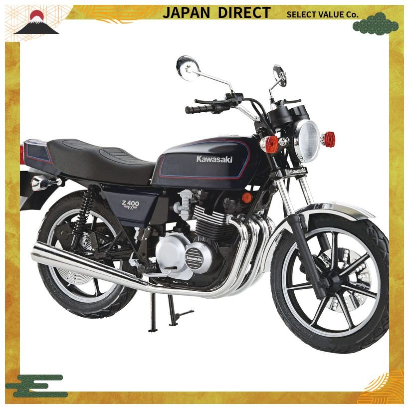 JAPAN DIRECT Aoshima Bunka Kyozai 1/12 The Bike Series No.34 Kawasaki KZ400E Z400FX 1979 Plastic ...