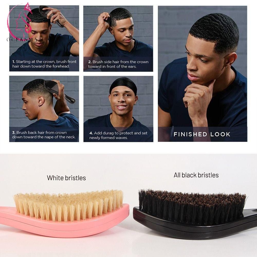 OCEANMAP Men Styling Comb, Waves Massage Men's Beard Shaving Comb, Hair ...