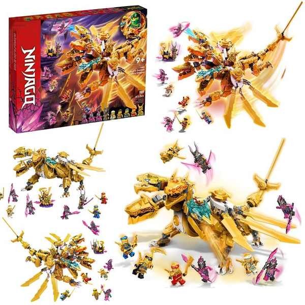 lego ninjago robot lego brick Suitable for Lego Boys Assembling Toys Phantom Ninja Gold Super ...