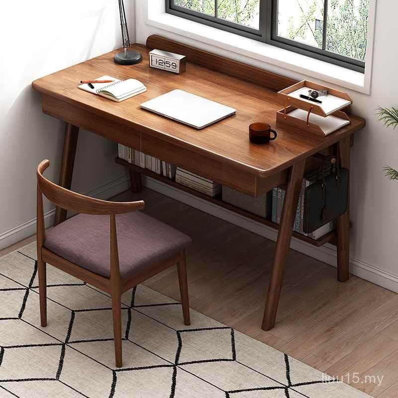 [Event Price] Desk Simple Household Solid Wood Leg Desktop Computer ...