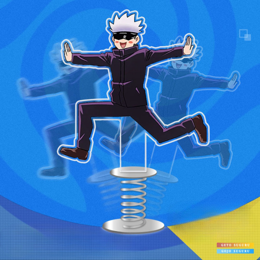 Anime Spell Return Battle Stand Funny Gojo Satoru Acrylic Shake Table ...
