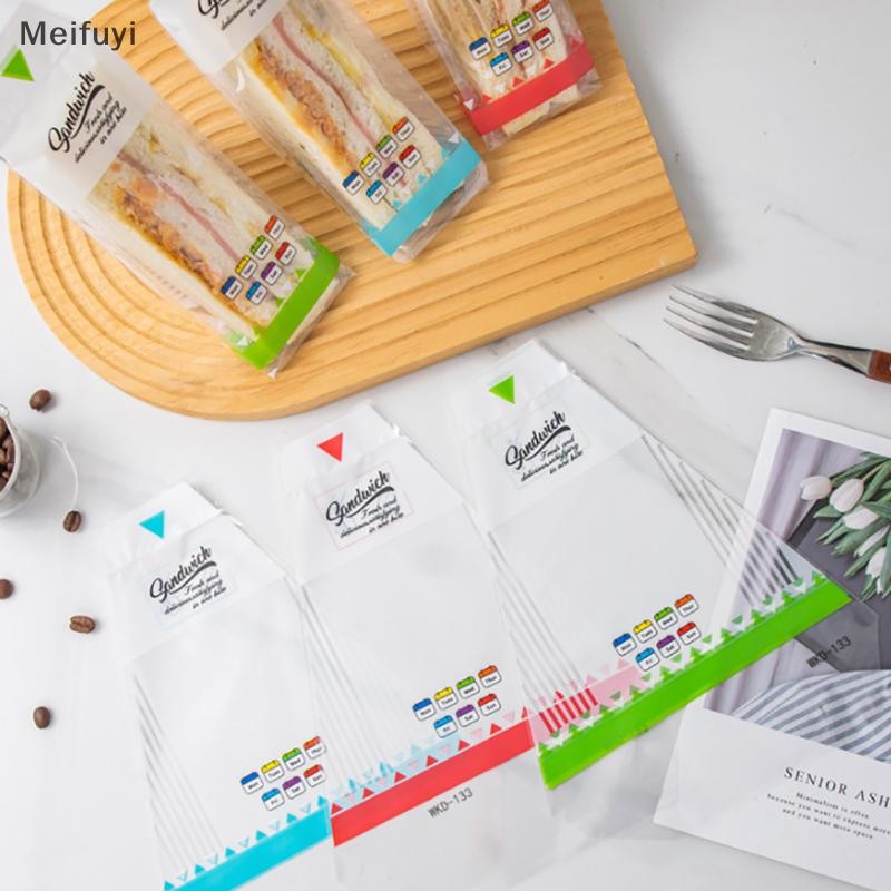 [Meifuyi] 100 Pieces Of Sandwich Wrappers Special Disposable Easy To ...