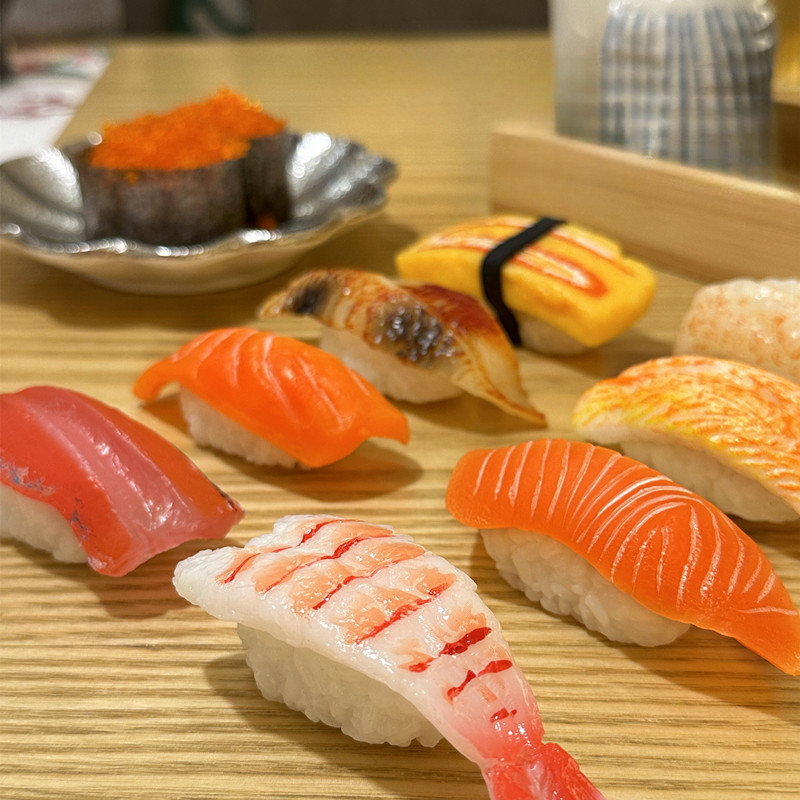 Fake Sushi Artificial Onigiri Sushi Food Model Food for Decoration ...