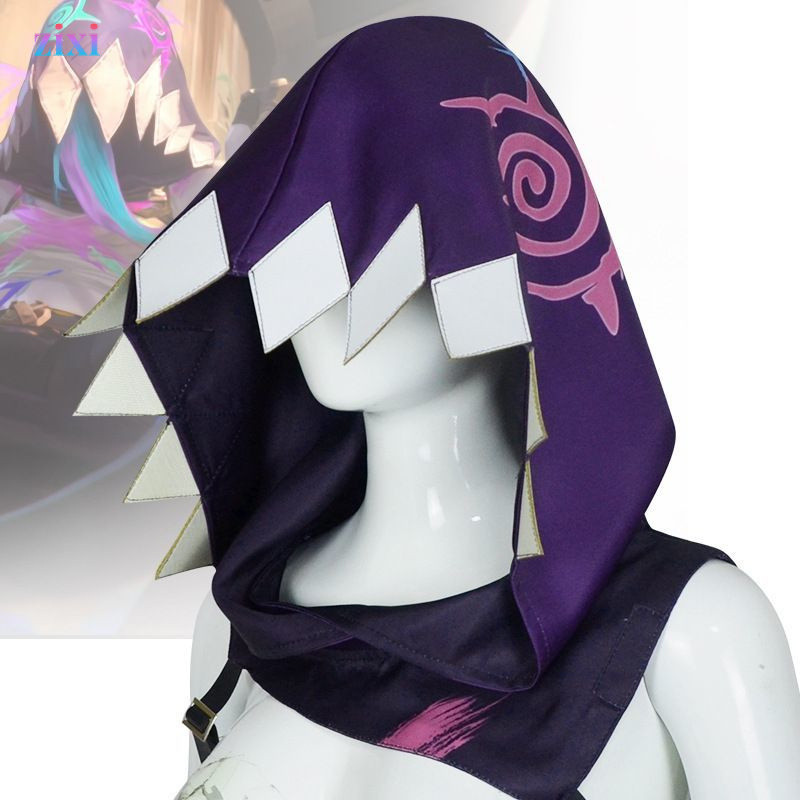LOL Battle of Two Cities 2 Jinx Cloak Game Replica Jinx Cosplay Costume ...