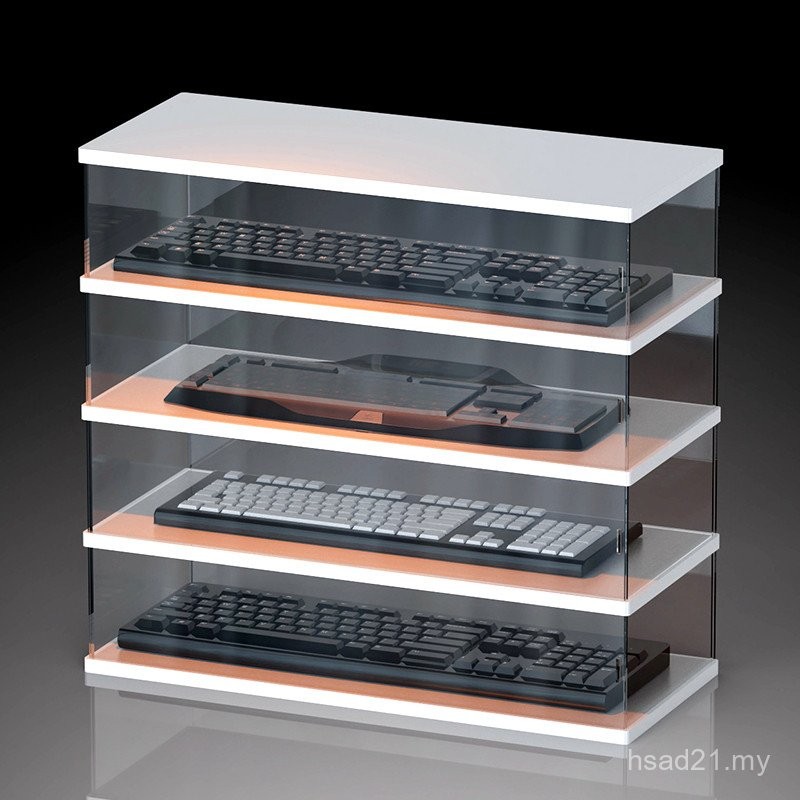 Keyboard Display Rack Multi-Layer Collection Cabinet Desktop Shelf ...