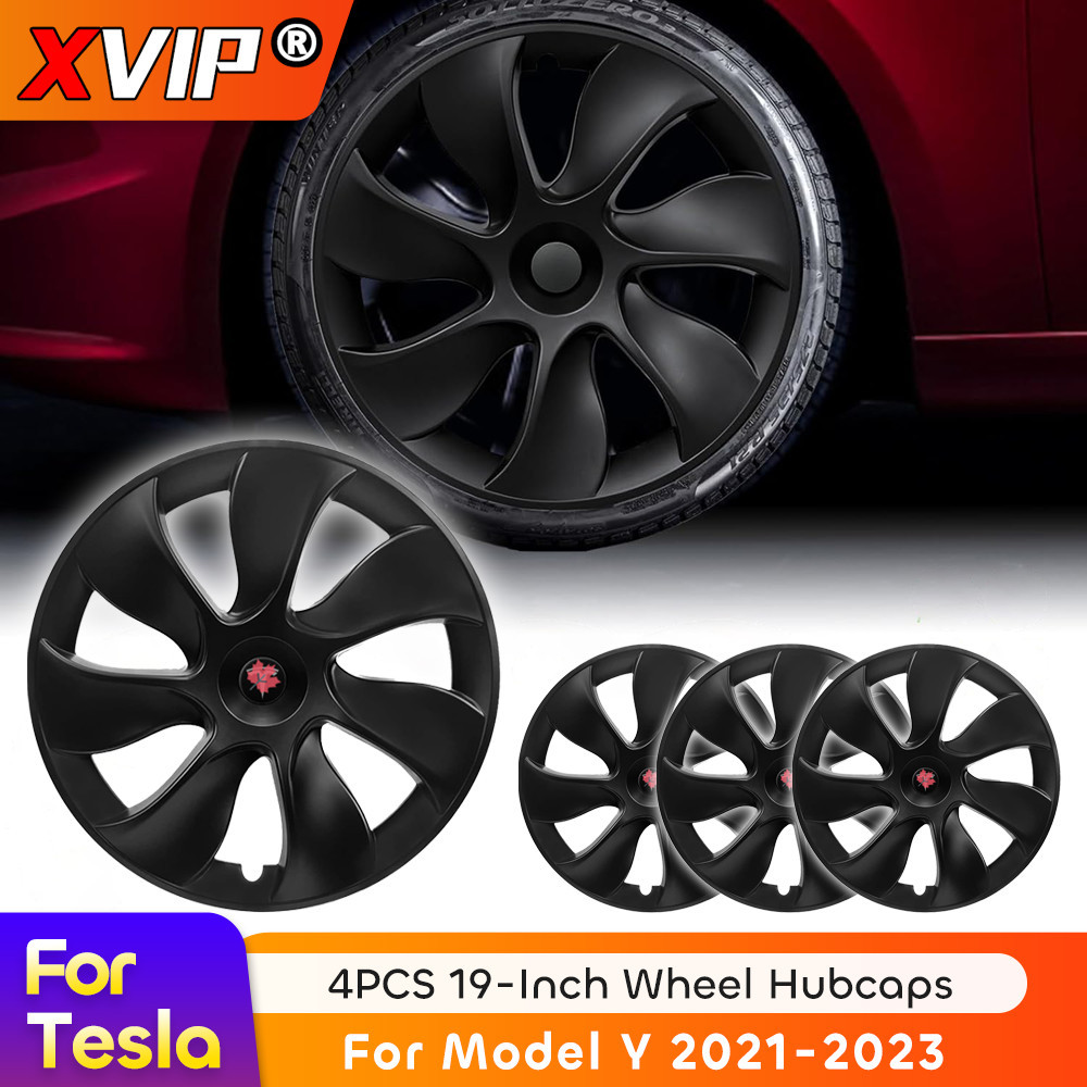 XVIP Wheel Cover 19 Inch For Tesla Model Y 21-23 Hub Caps Performance ...