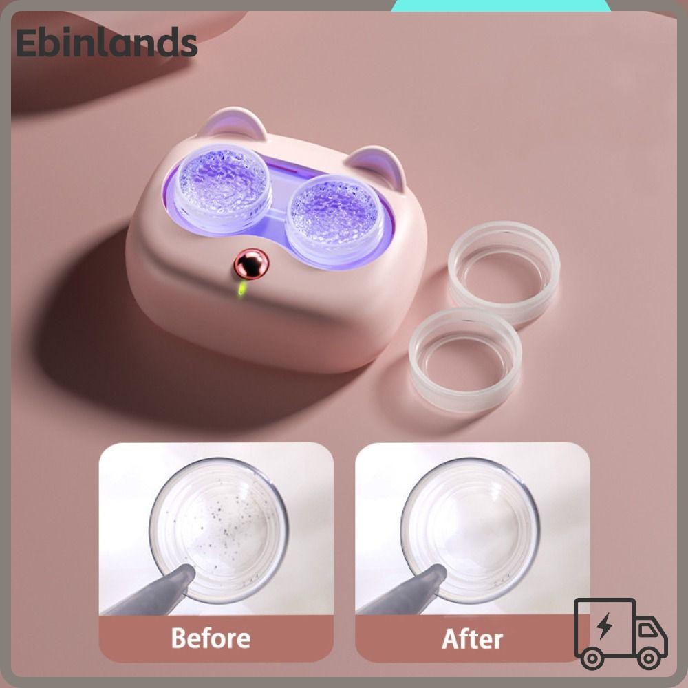 LUCKY-EBINLANDS Contact Lenses Cleaner, USB Rechargeable Fully ...