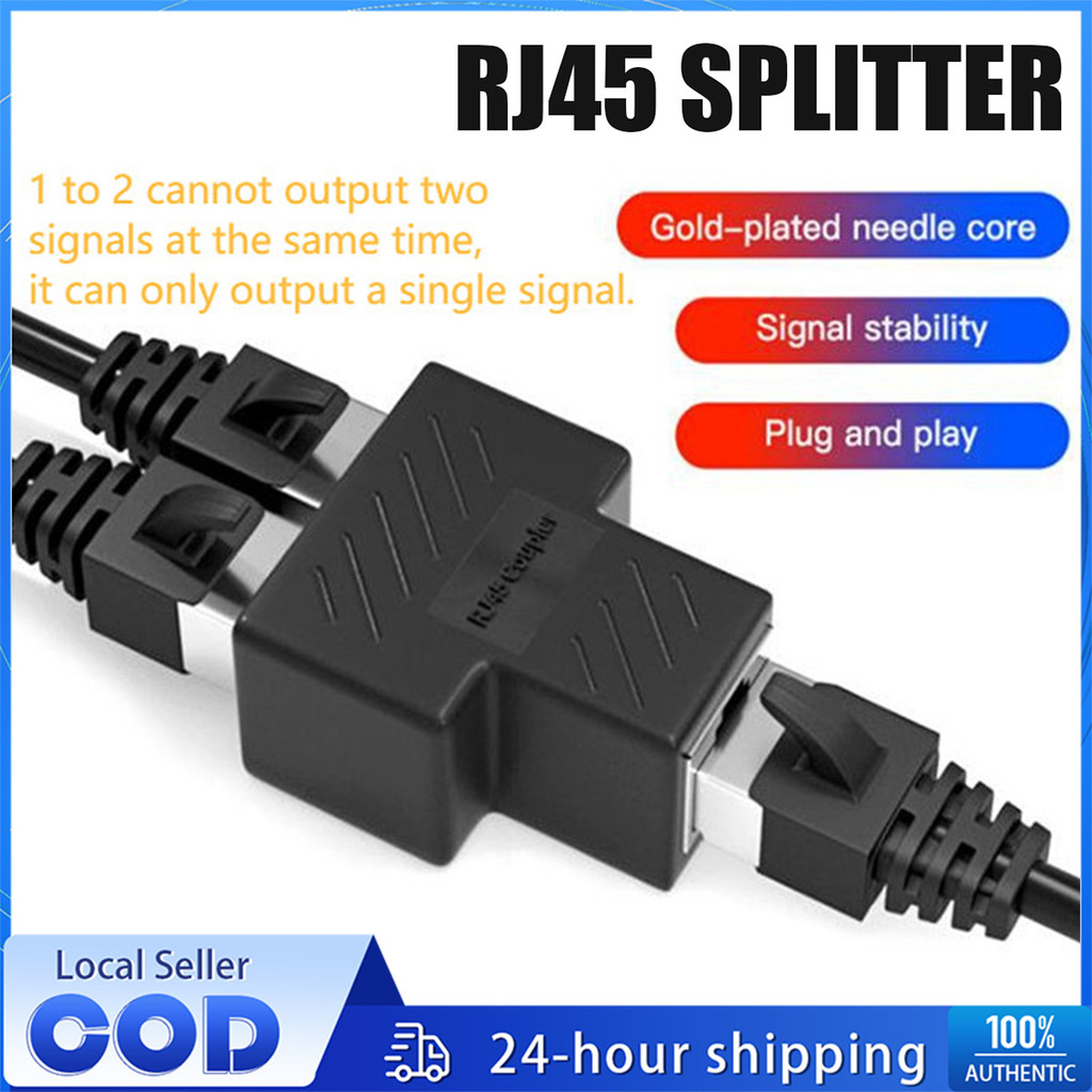 Network Connector 5PCS RJ45 LAN Ethernet Socket 1 to 2 Devices Access ...