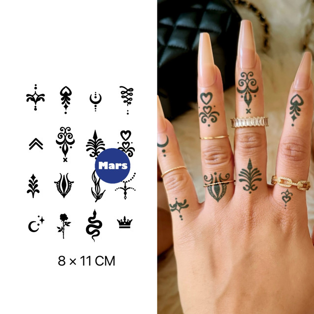 【Mars Tattoo】NEW Technology Magic, Long Lasting 2 Weeks, Semi-Permanent ...