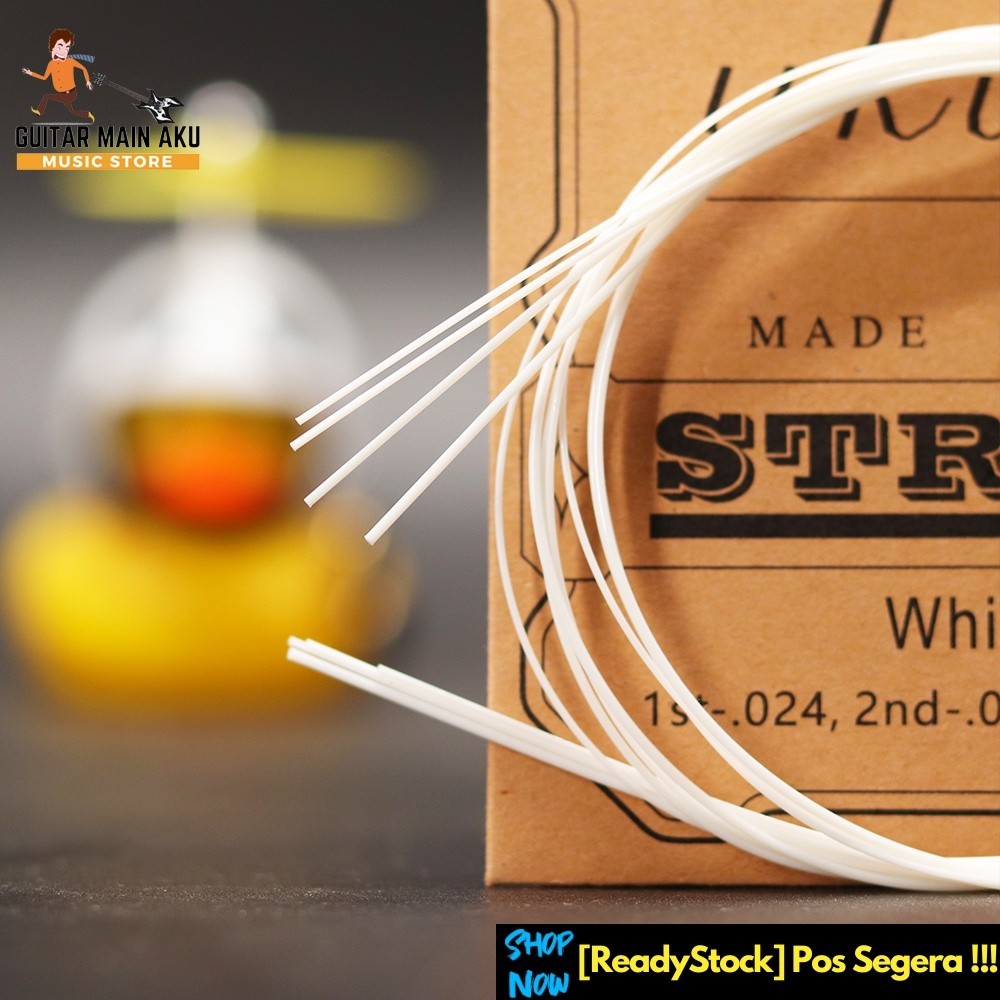 Ukulele Strings 4pcs/set White Nylon Replacement Part For 21 23 26 Inch ...