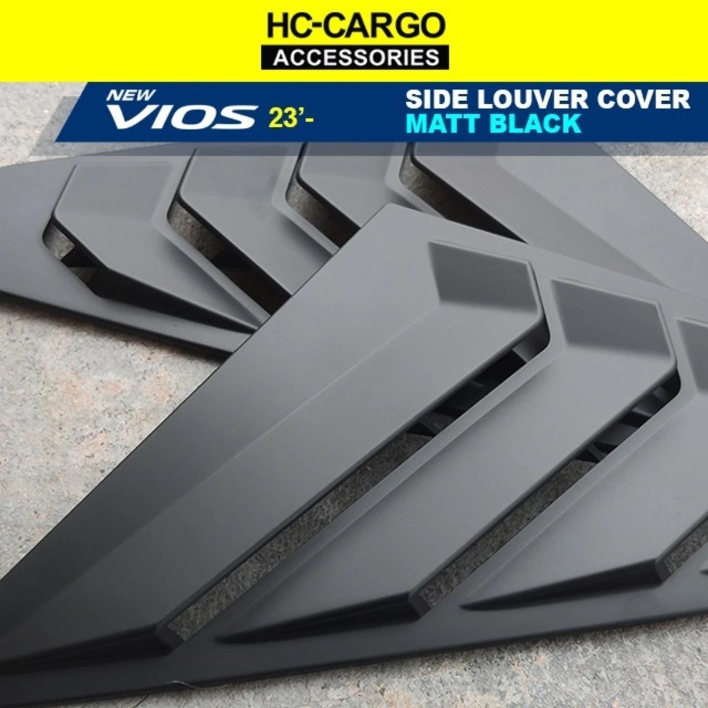 Toyota Vios 2023 NGC102 Rear Side Louver Cover Mustang Cover Rear Door ...