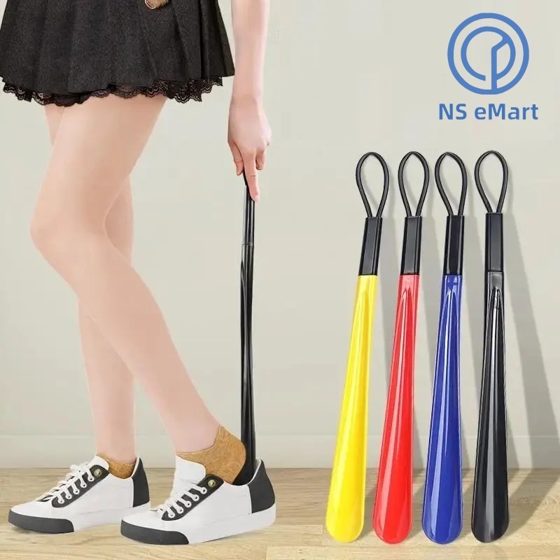 Plastic Long Handle Shoehorn | Lazy Shoe Helper | Long Handle Shoes ...