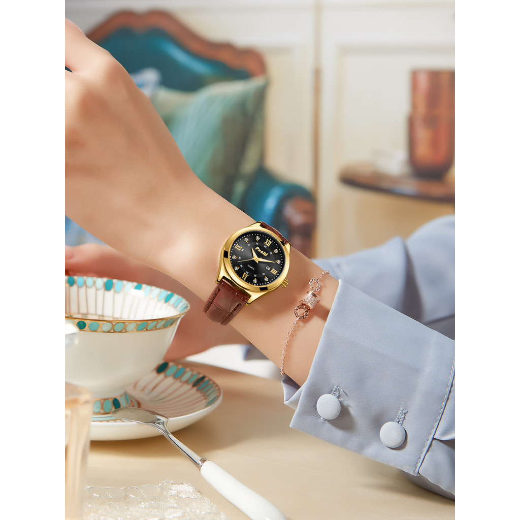 POSHI Jam Tanggan Perempuan Waterproof Fashion Korean Quartz Watch for ...