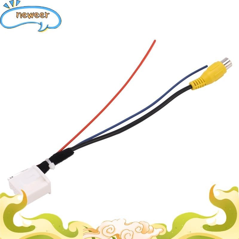16 Pin Car Rear View Camera Adapter Cable Parking Backup Camera Video ...