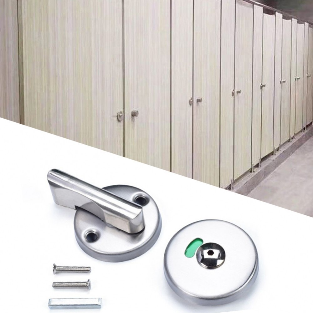 For Bulkhead Door Indicator Door Lock WC Toilet Stainless Steel Door ...