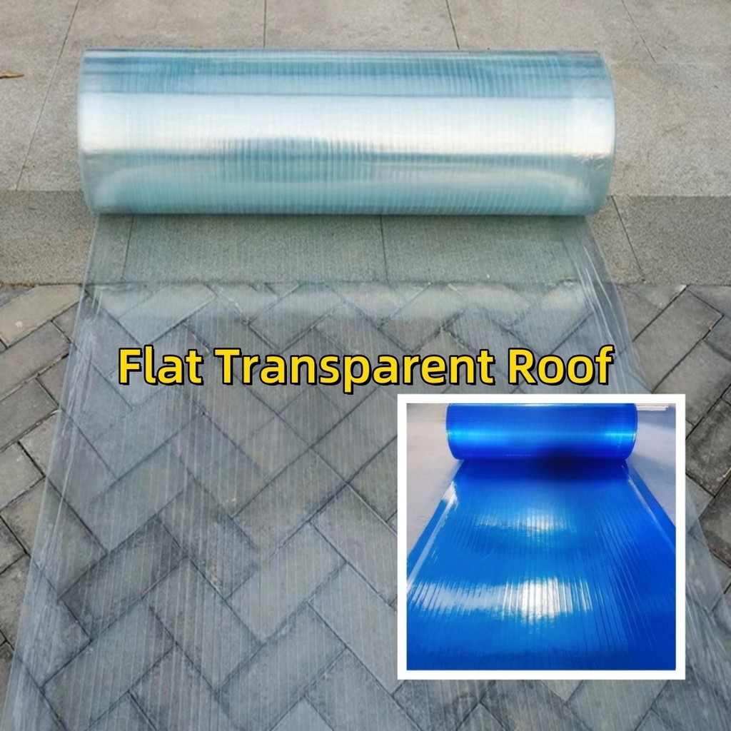ATAP Cerah Lutsinar Rata 1mm Murah / Greenhouse Flat Transparent Roof ...