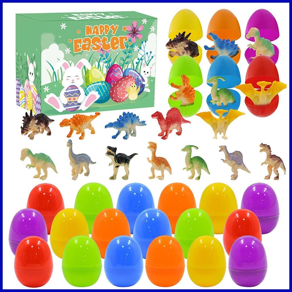 Dinosaur Eggs Toys Easter Eggs Prefilled with Dinosaur Toys Figures ...