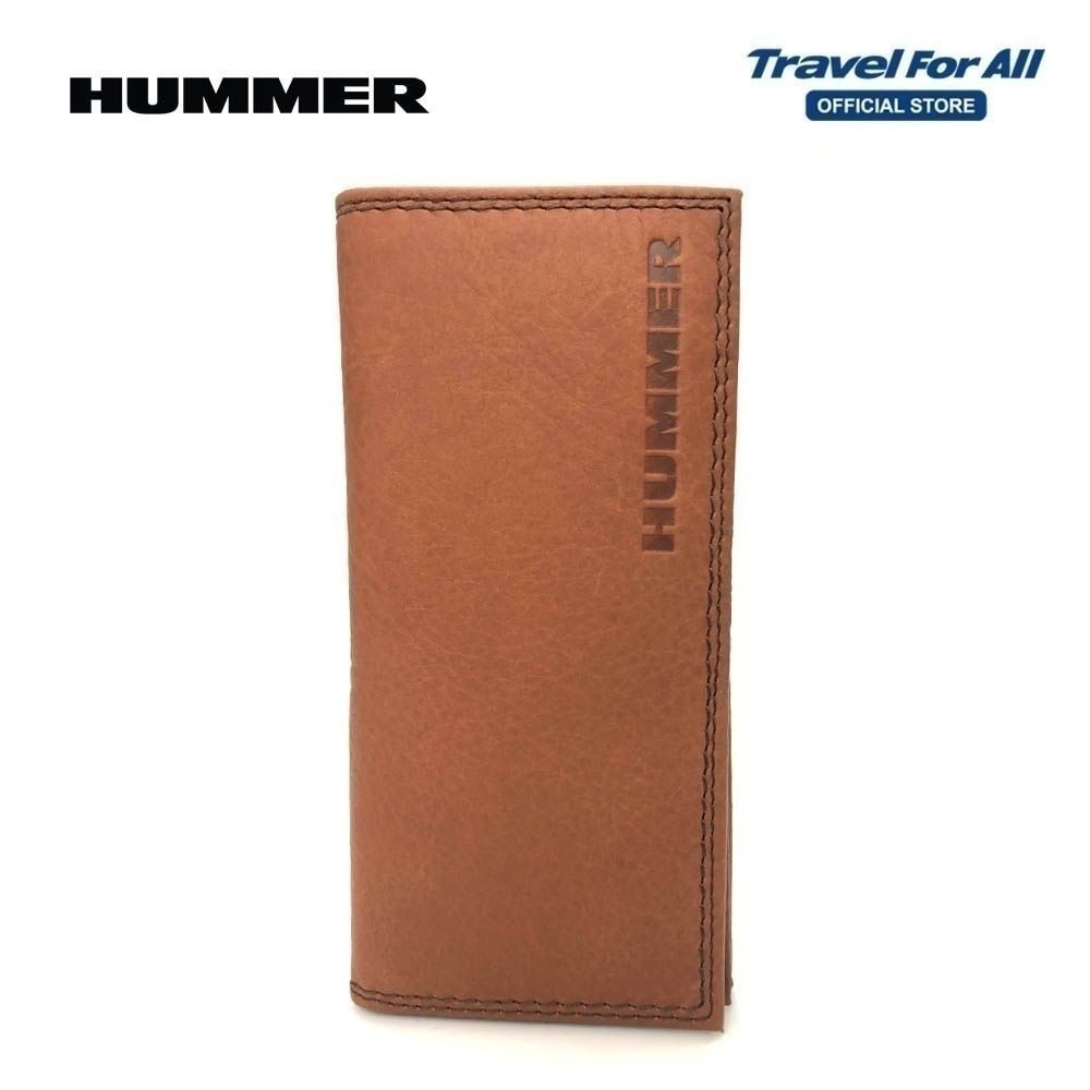 HUMMER Dark Brown Leather Long Wallet | Shopee Malaysia