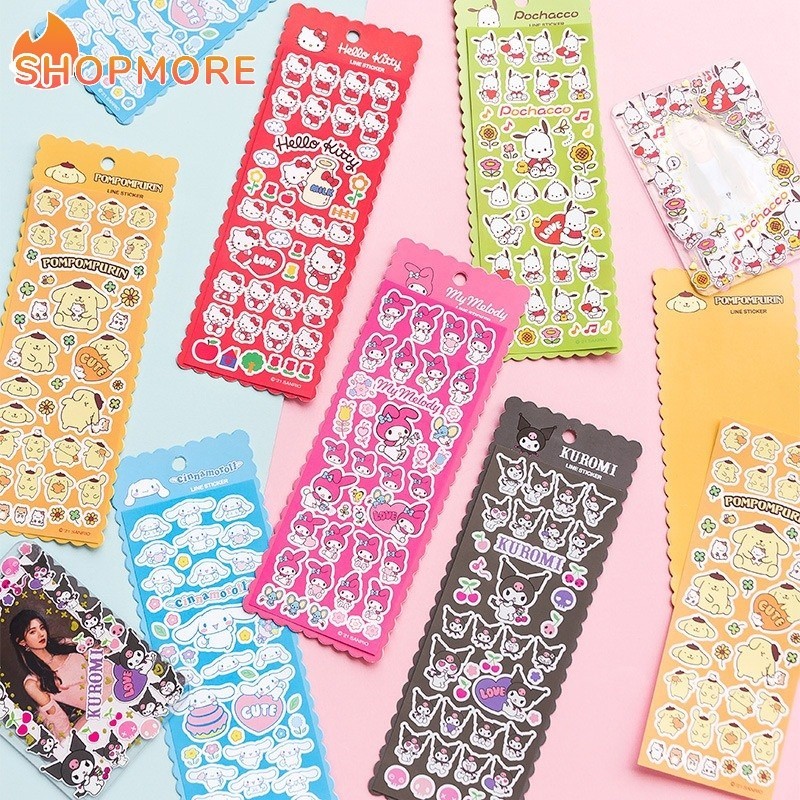 [Marvelous] Sanrio Cartoon Student Sticker Kawaii Self-adhesive Hand ...