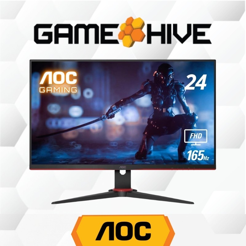 AOC 24G2SE 23.8" VA FHD 165Hz Free Sync Gaming Monitor / Monitors ...