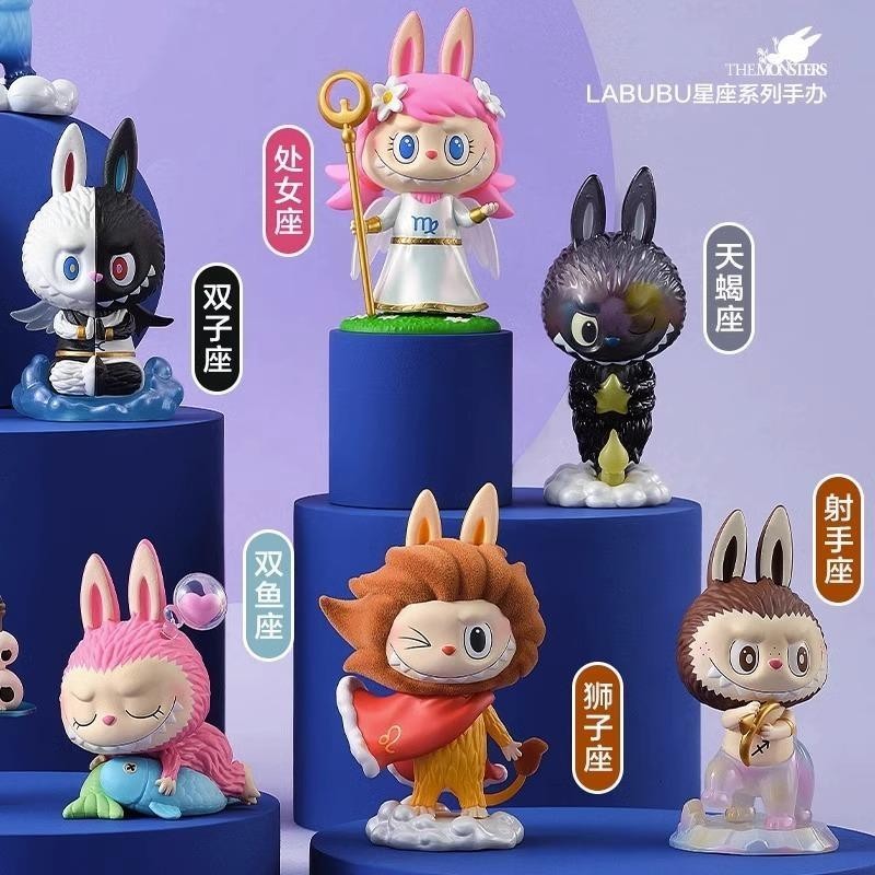Popmart LABUBU LABUBU Constellation Series Figure Mystery Box Trendy ...