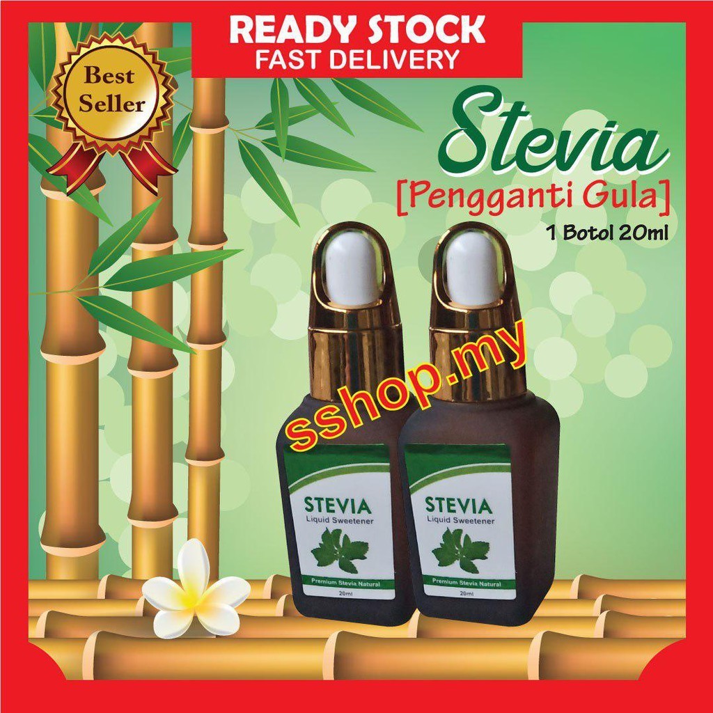 2 Bottles of Stevia Extra Sweetener (20ml) (Family Pack) | Shopee Malaysia