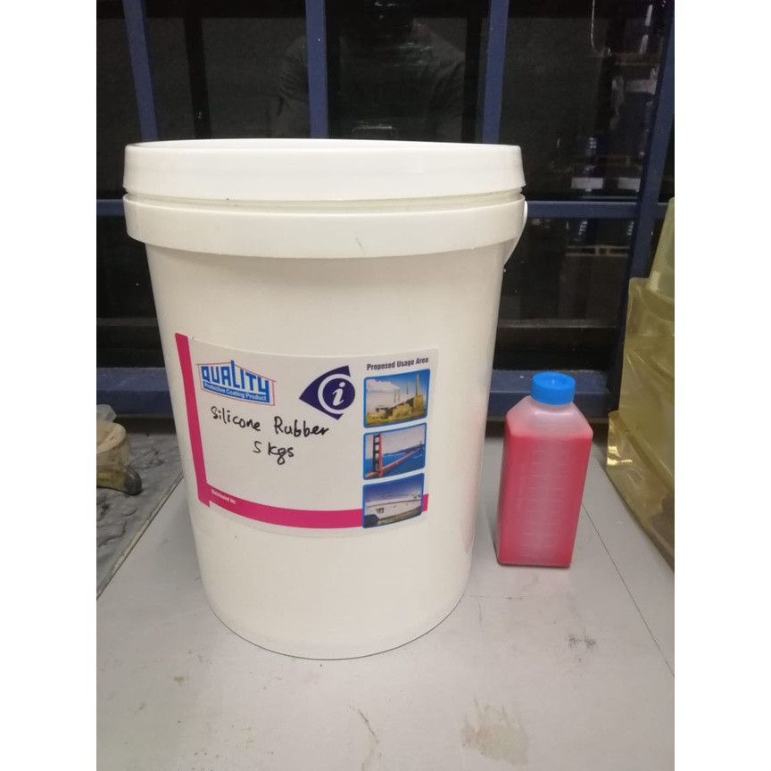RTV silicone rubber with hardener (red) 5kgs + catalyst 100ml | Shopee ...