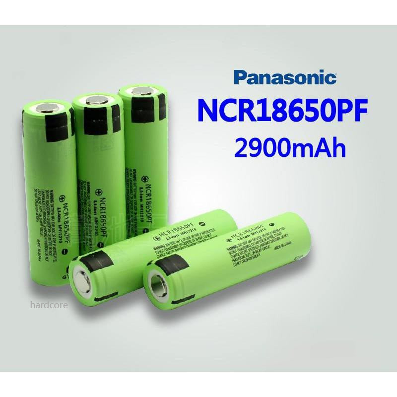 AUTHENTIC 100% Panasonic 18650 pf ncr18650pf 2900MAH 10A 3.7v rechargeable lithium ion High ...
