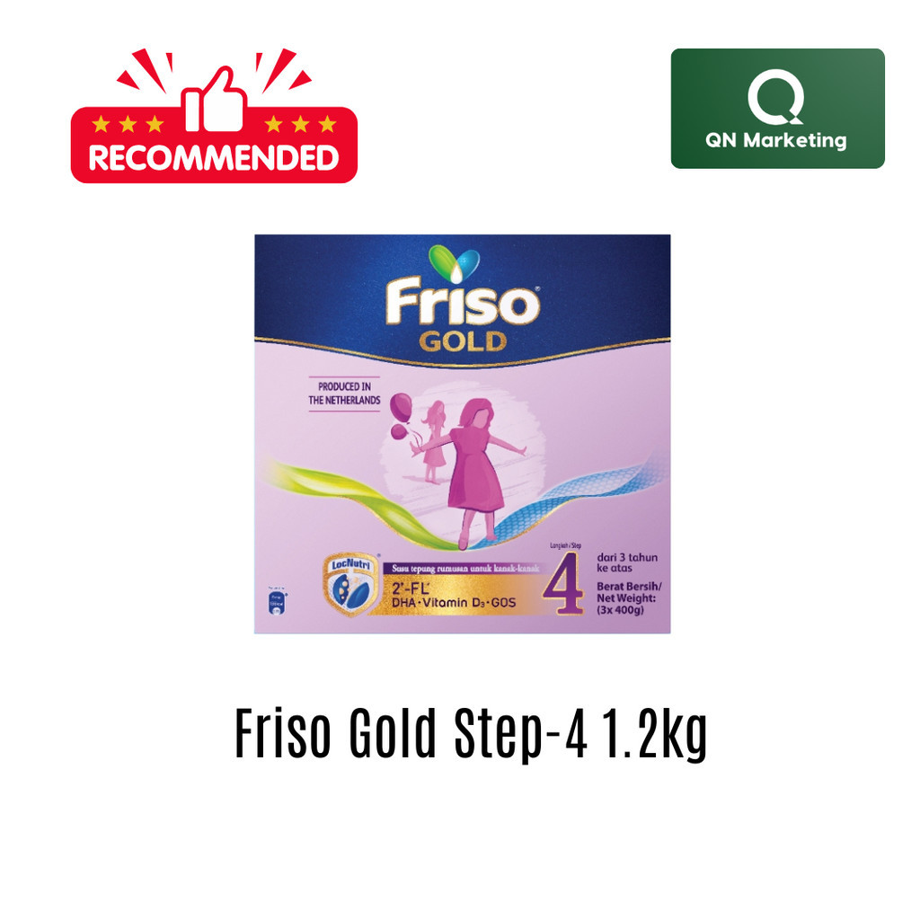 Friso Gold Step 4 Milk Formula (1.2kg) | Shopee Malaysia
