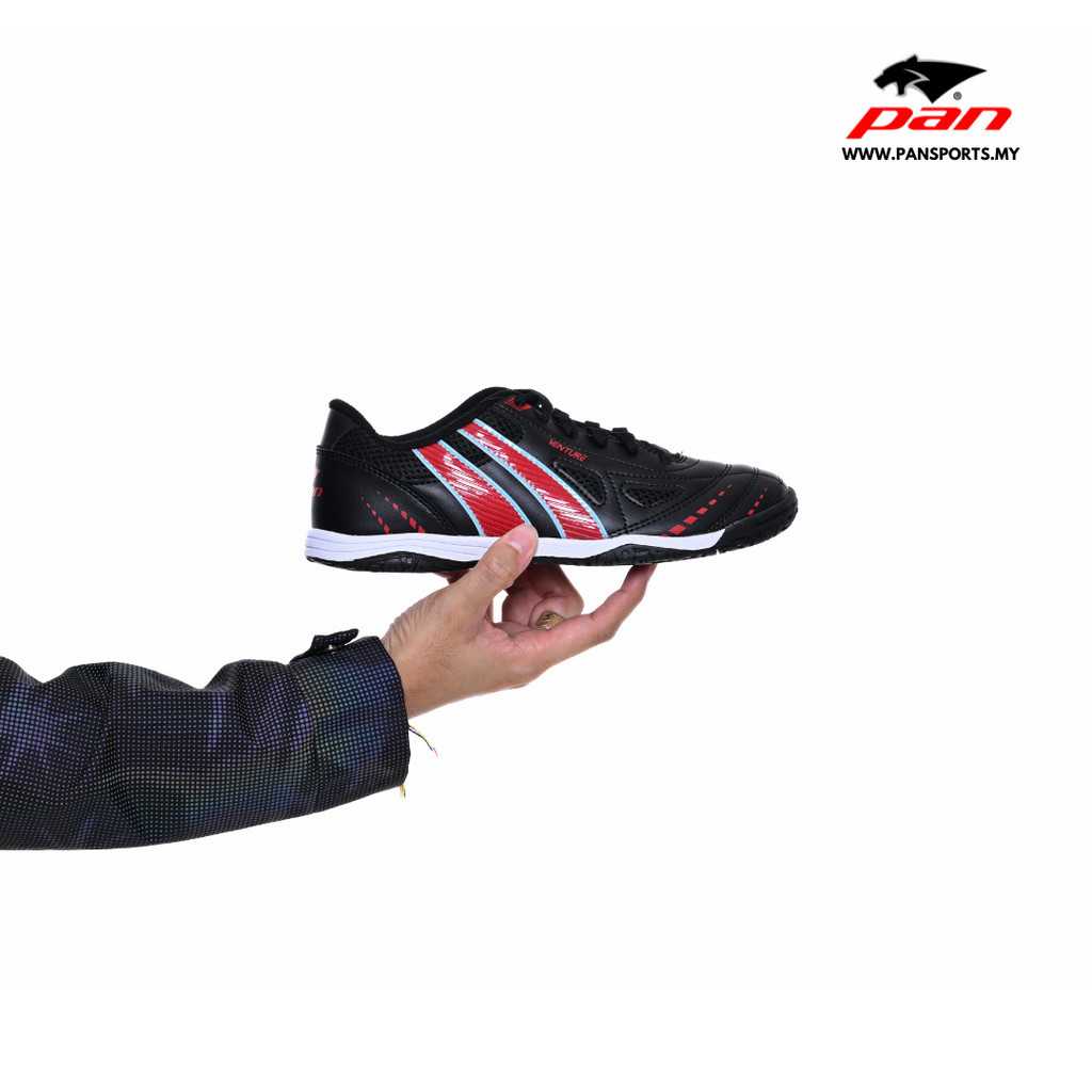 PAN Official Store - VENTURE FUTSAL (BLACK/RED) | Shopee Malaysia